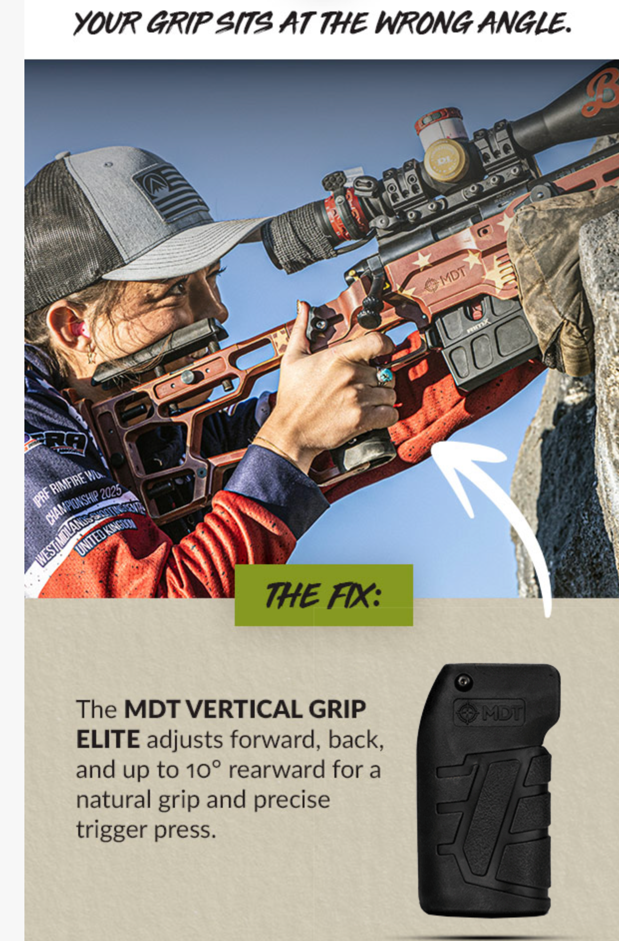 Your Grip Sits at the Wrong Angle – AirgunDirect.com