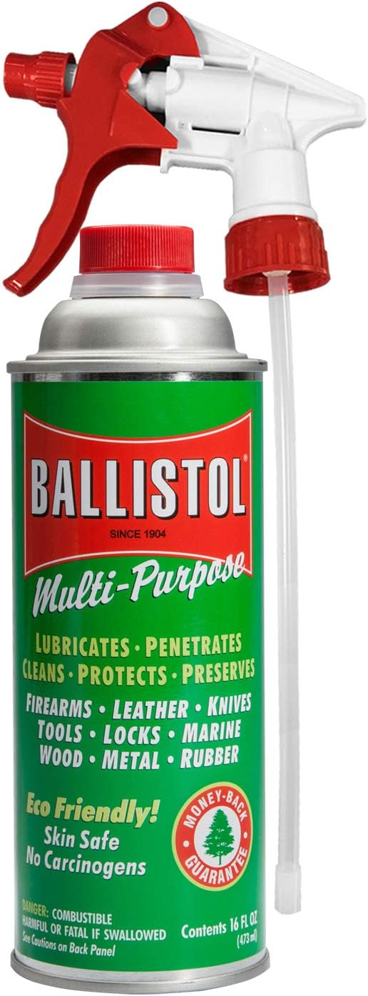 Ballistol Multi-Purpose Can Lubricant Cleaner Protectant 16 oz, Single ...